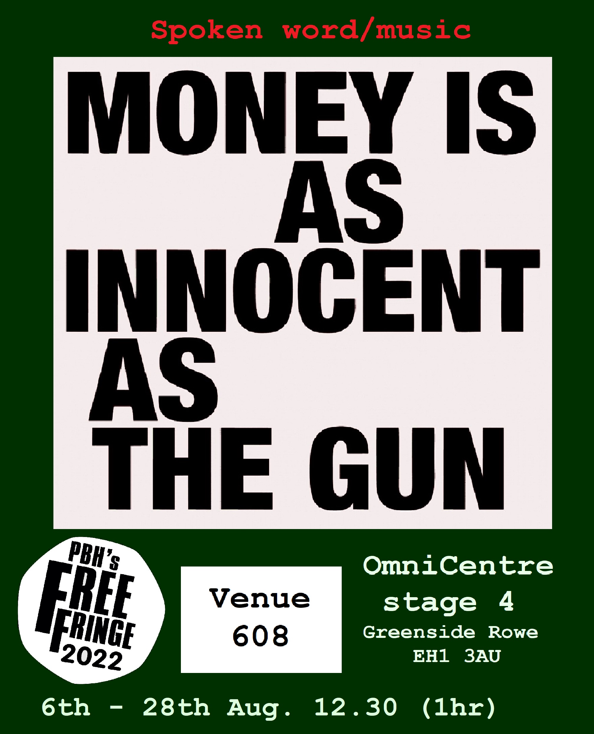 posters | moneyisasinnocentasthegun